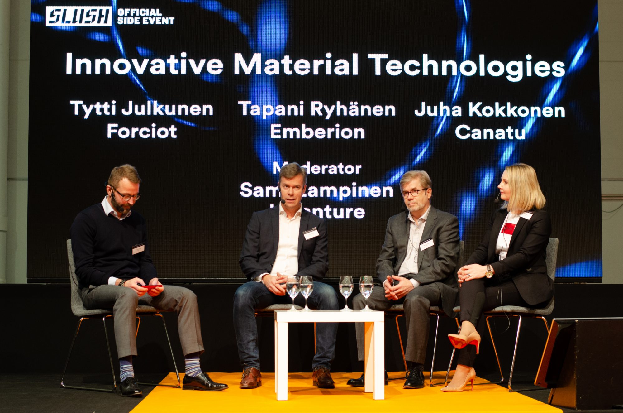 Showcasing to global investors at Slush Material Technology Seminar ...