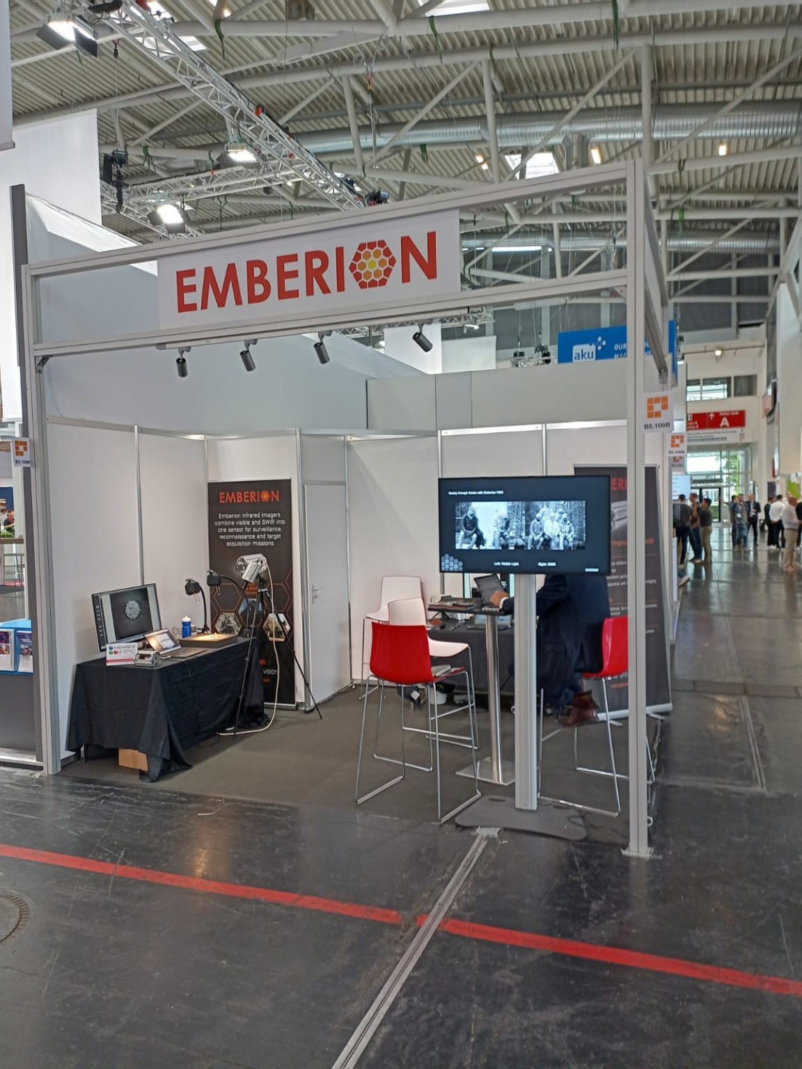 Emberion demonstrates GigE Vis-SWIR camera at Automatica Messe Munich ...